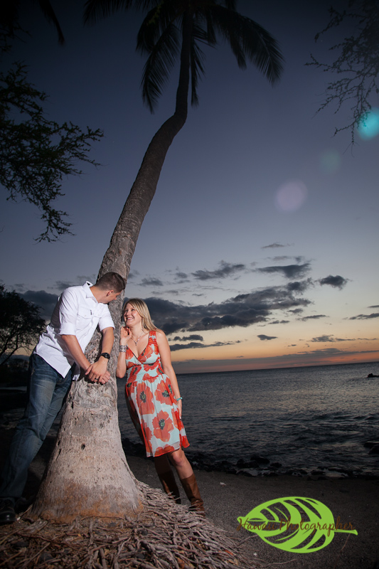 Hawaii Portrait: Sunset at A-Bay - Eye Expression, Kona, HI