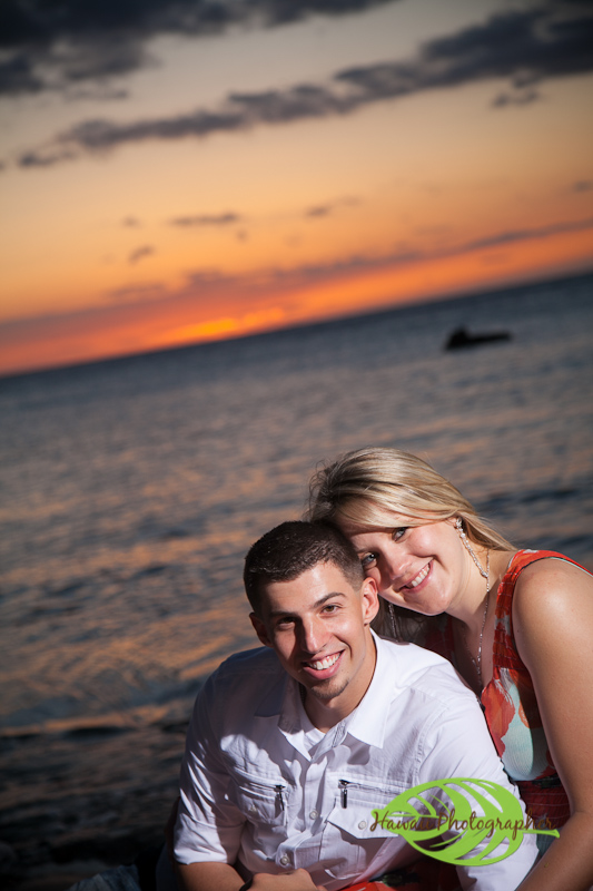 Hawaii Portrait: Sunset at A-Bay - Eye Expression, Kona, HI