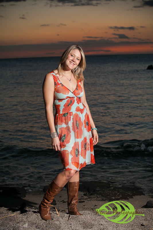 Hawaii Portrait: Sunset at A-Bay - Eye Expression, Kona, HI