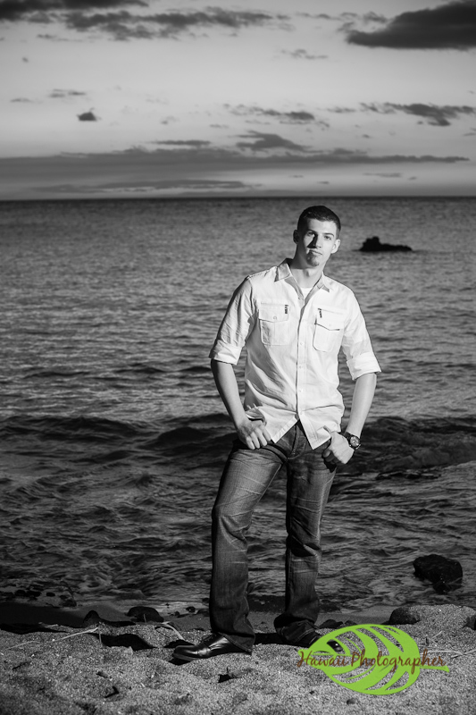 Hawaii Portrait: Sunset at A-Bay - Eye Expression, Kona, HI