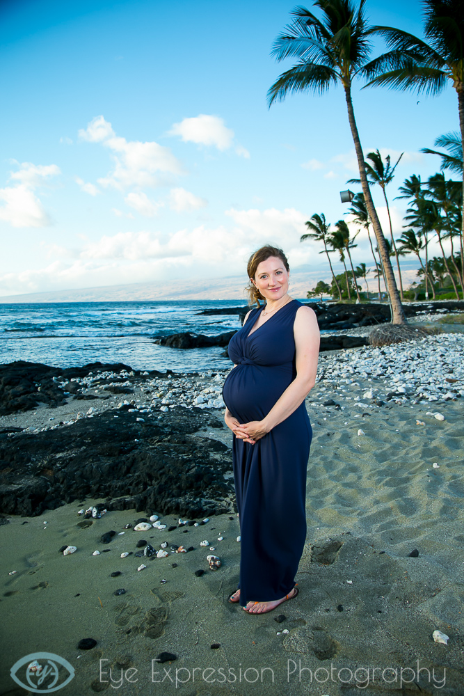 Hawaii Photographer Portrait on the Beach - Eye Expression, Kona, HI