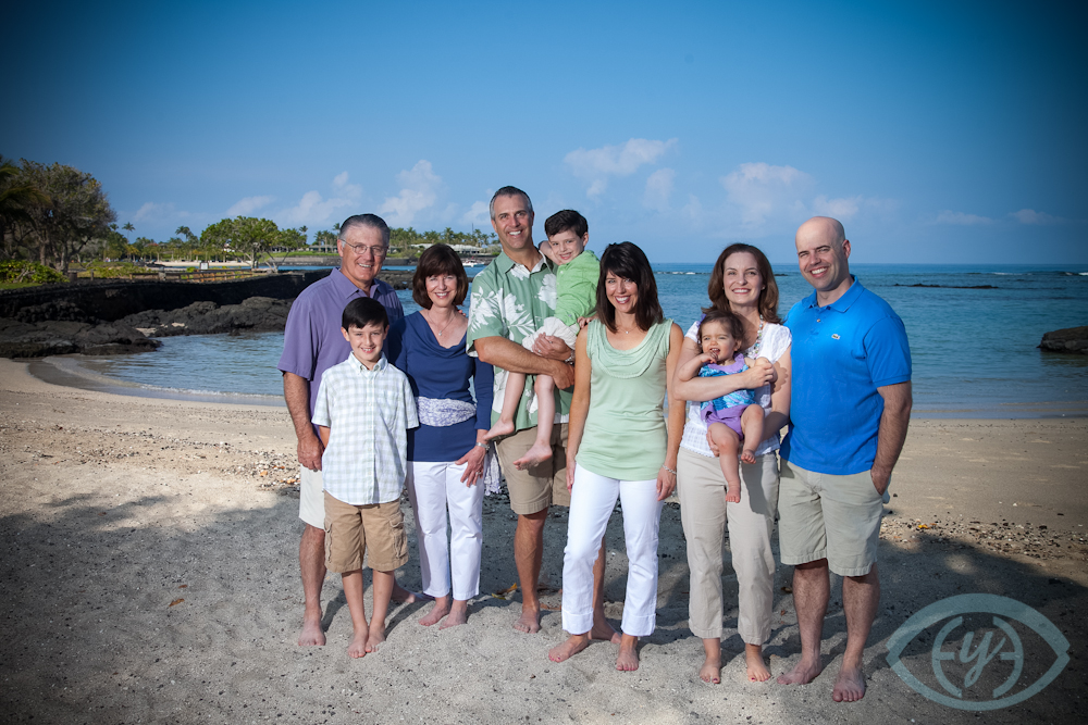 Family Portrait in Hawaii: Mauna Lani Resort - Eye Expression, Kona, HI